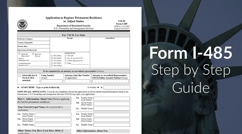Form I-485 Complete Step by Step Guide - SimpleCitizen